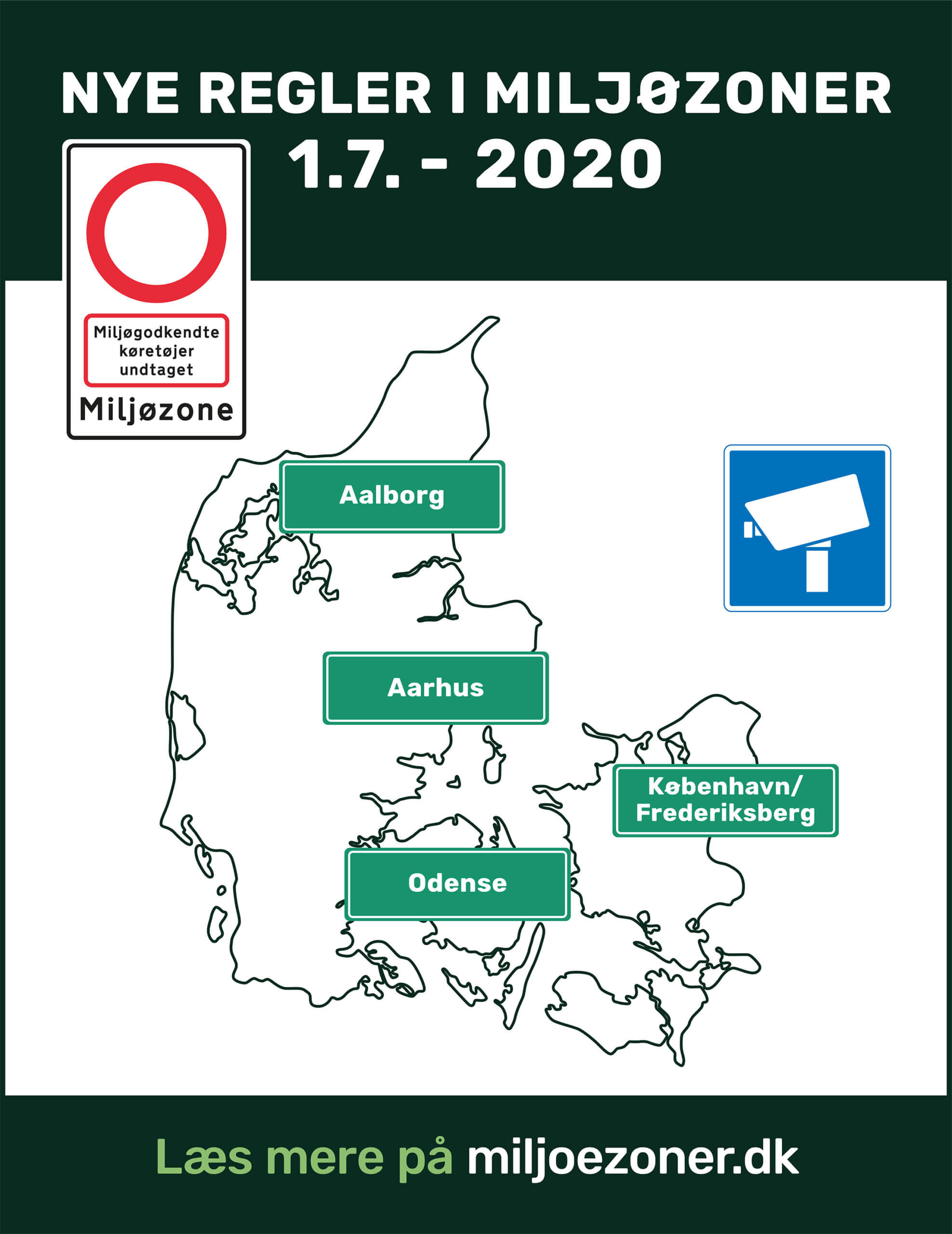 Nye regler for de danske miljøzoner : Dansk PersonTransport