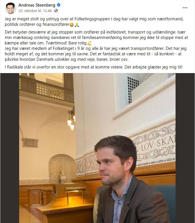 Ny transportordfører i Radikale Venstre : Dansk PersonTransport